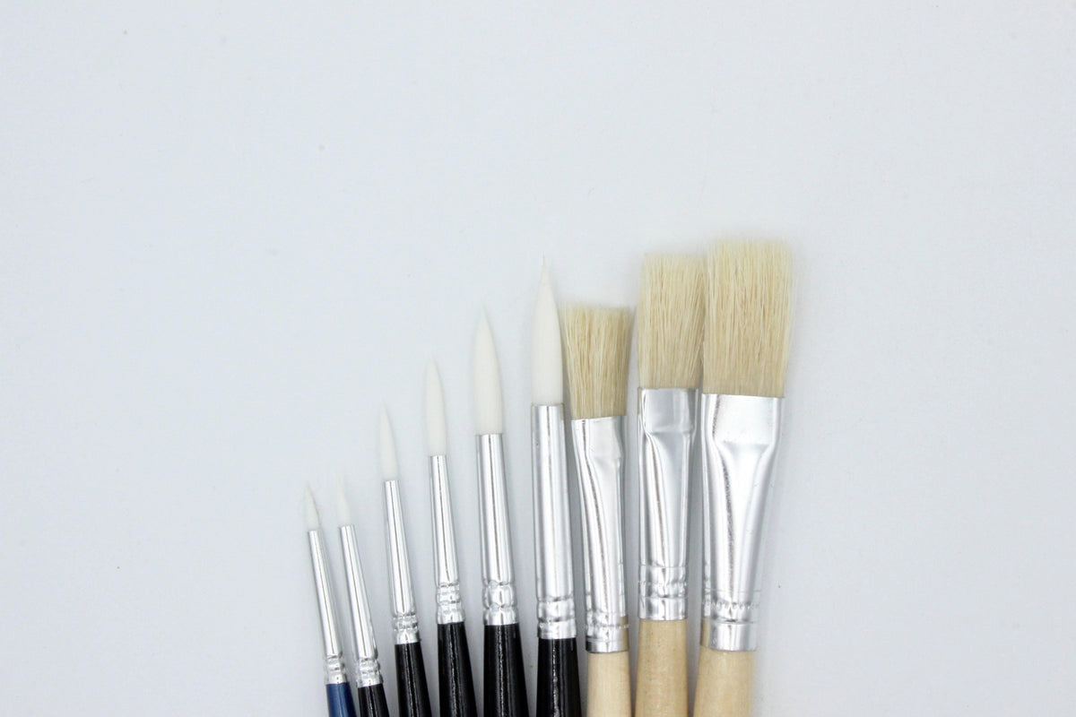 Small Brush Set - Perfect for many different paints and brushing techn ...